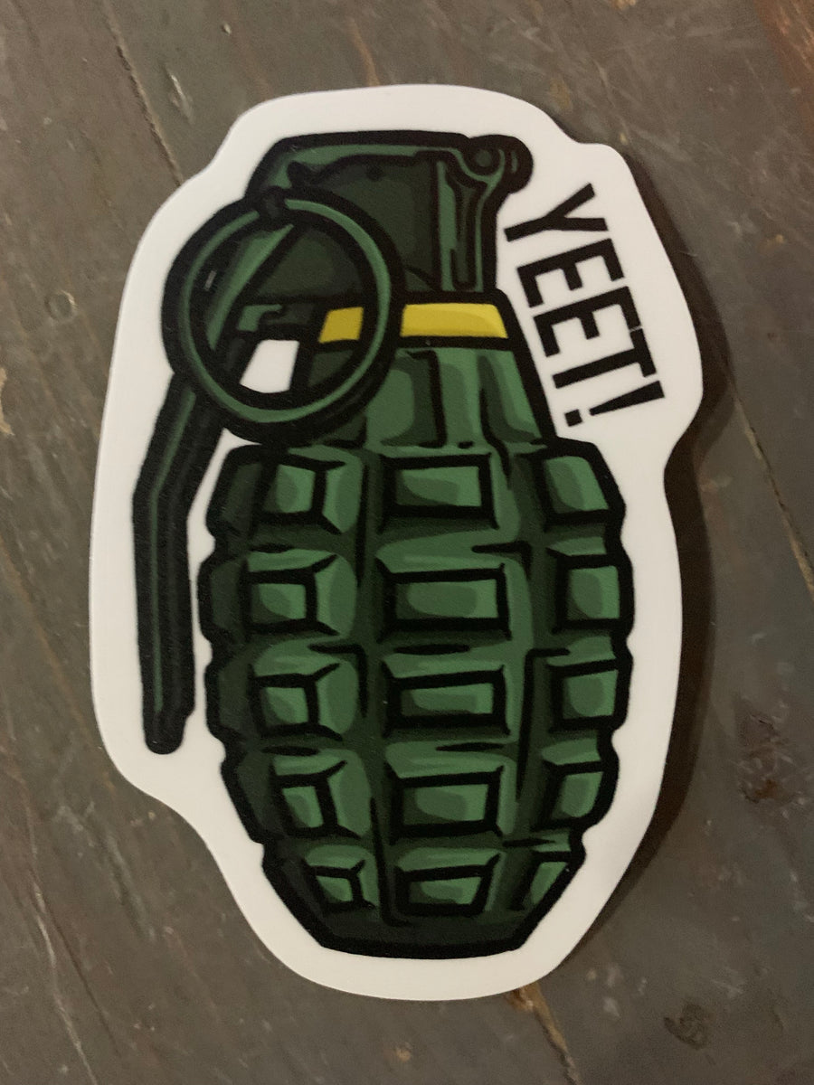 The “Yeet” pineapple grenade – 10-32 Apparel